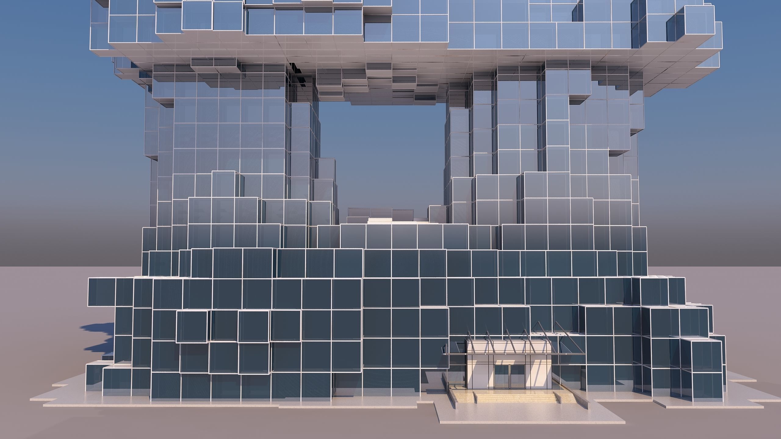 0183 - Skyscraper Architecture 3D Project - 2D Drawings 3D model | CGTrader