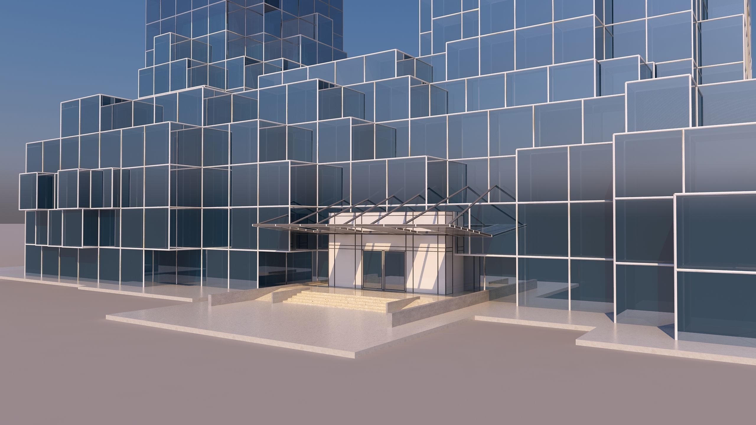 0183 - Skyscraper Architecture 3D Project - 2D Drawings 3D model | CGTrader