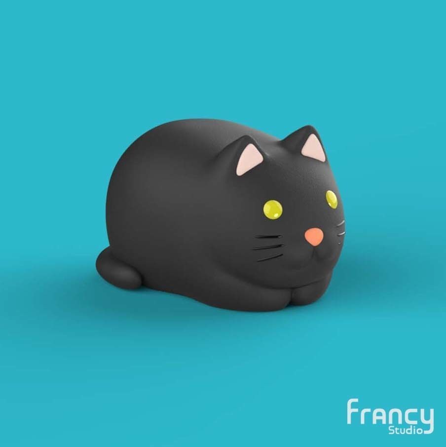 potatocat for plant 3D model 3D printable | CGTrader