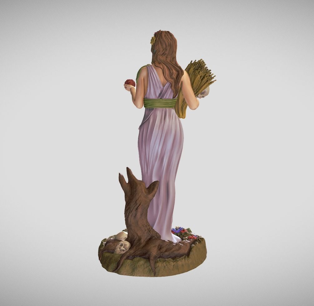 Statue of the Greek goddess Persephone for 3d printing 3D model 3D ...