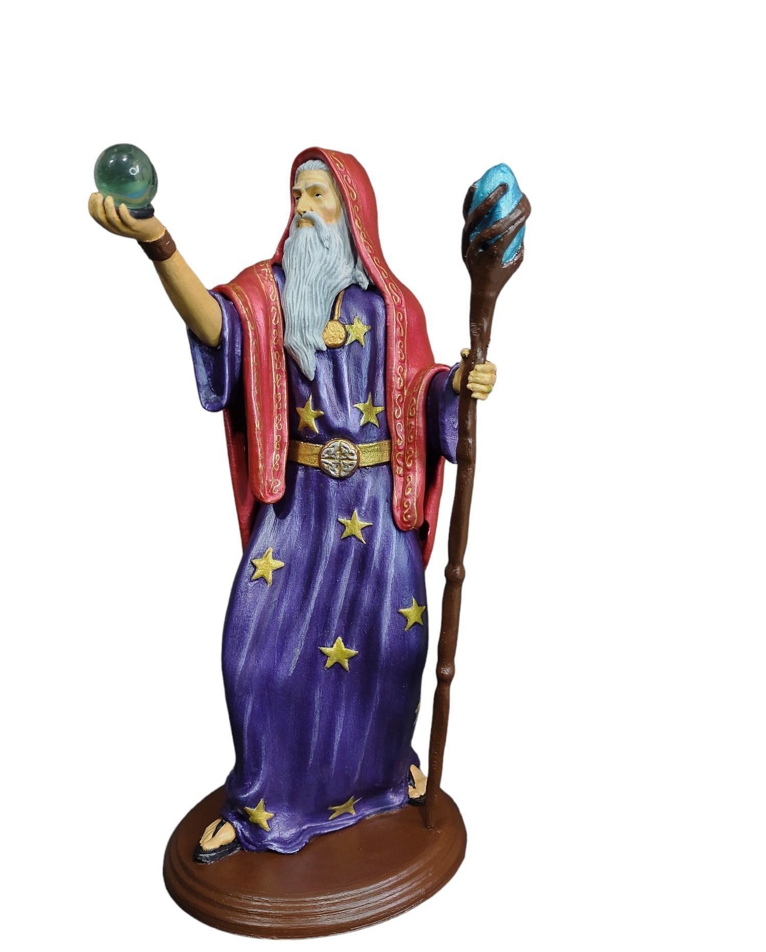 Merlin wizard statue for 3D printing 3D model 3D printable | CGTrader