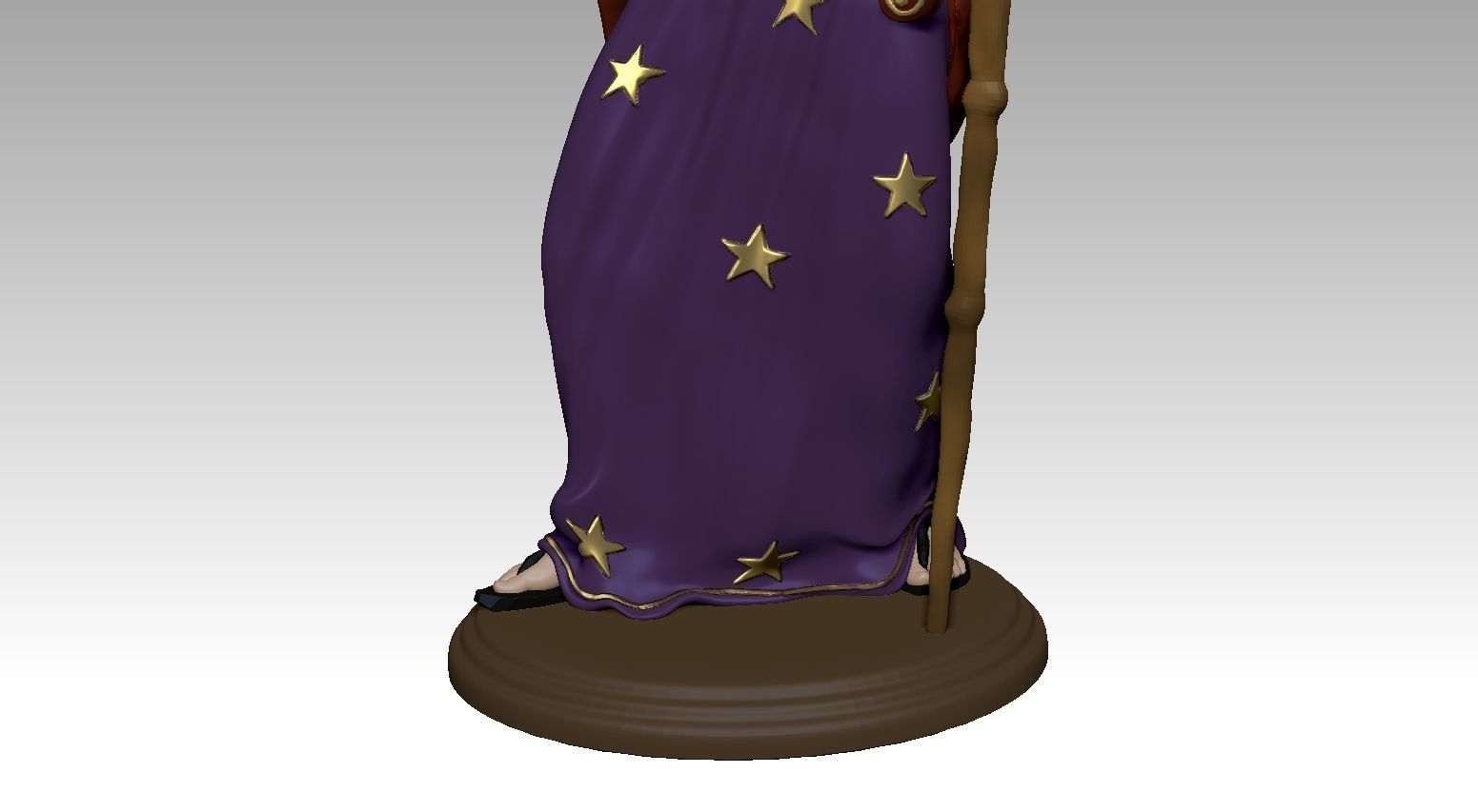 Merlin wizard statue for 3D printing 3D model 3D printable | CGTrader