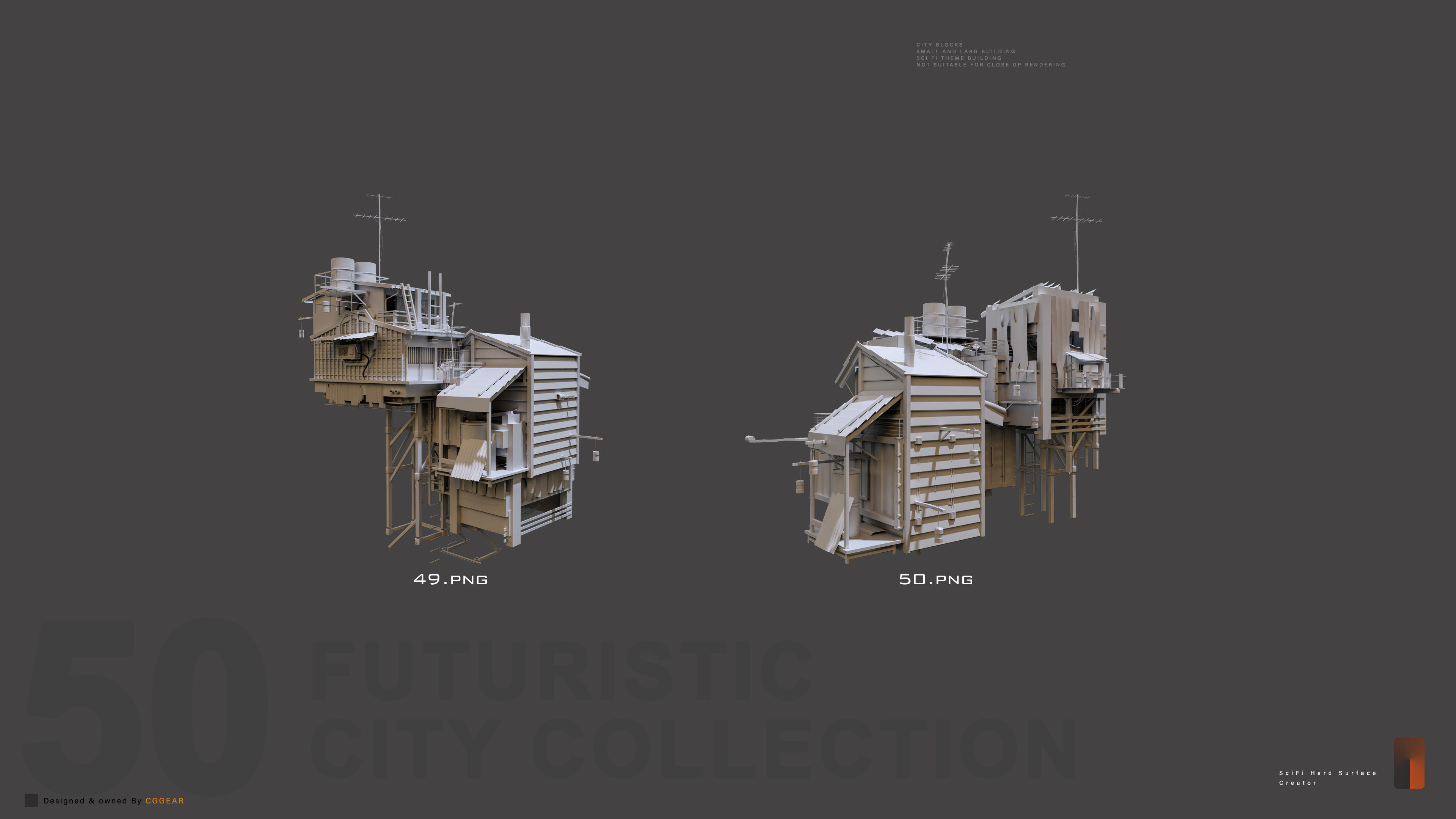 post-apocalyptic building Vol 12 3D model | CGTrader