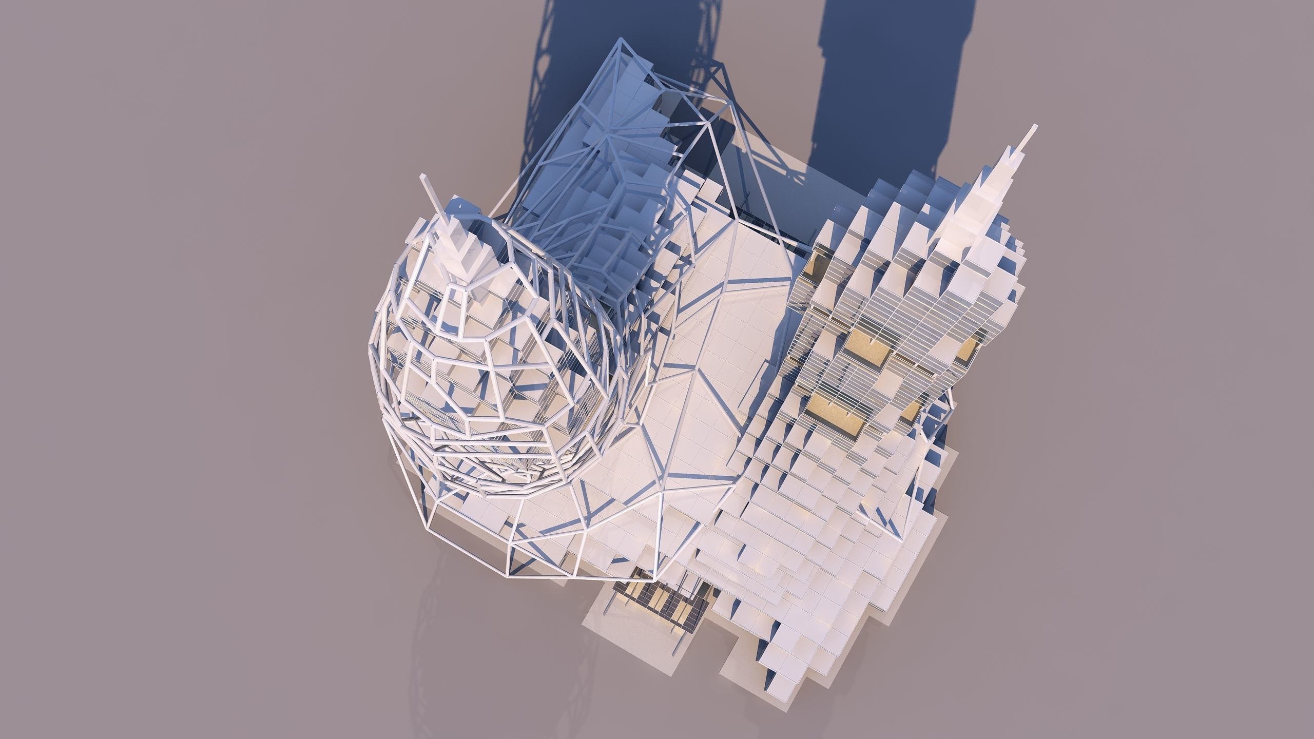 0185 - Skyscraper Architecture 3D Project - 2D Drawings 3D model | CGTrader