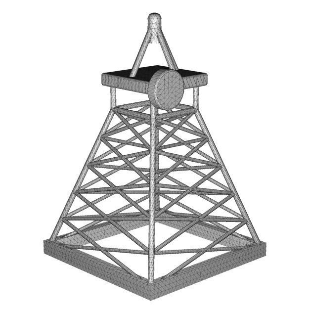 3D model Telecom Mobile Tower VR / AR / low-poly | CGTrader