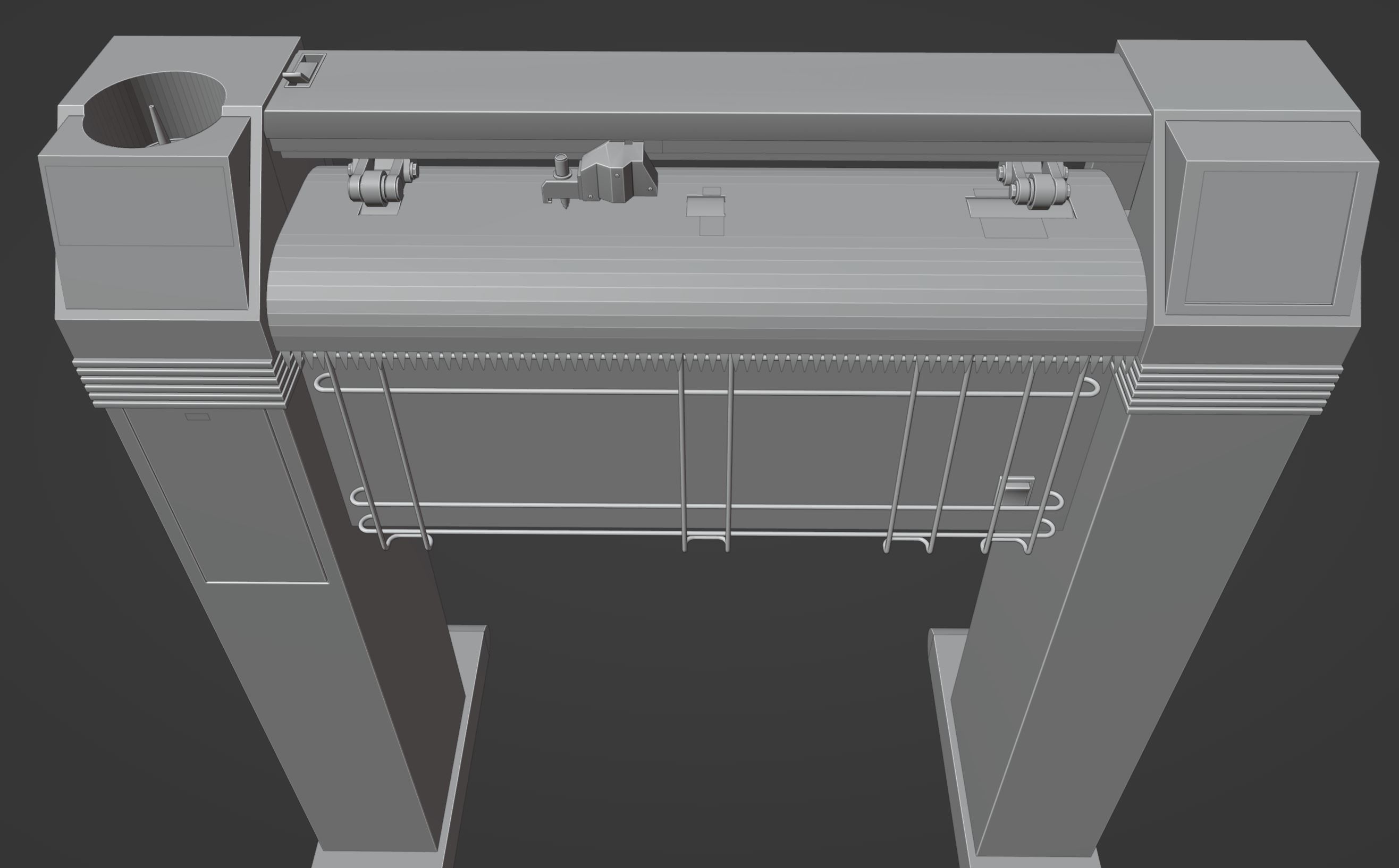 Roland GRX-300AR Plotter 3D model | CGTrader