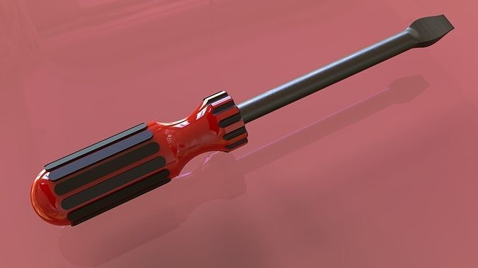screwdriver 3D model | CGTrader