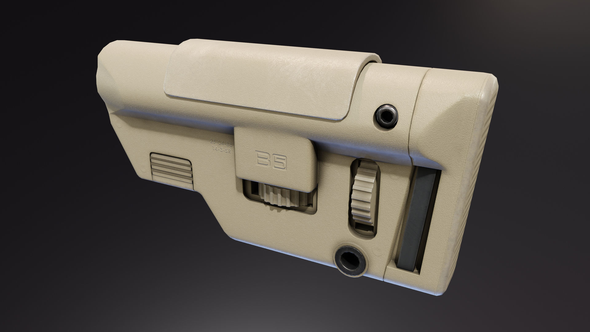 3D model B5 Precision Stock VR / AR / low-poly | CGTrader
