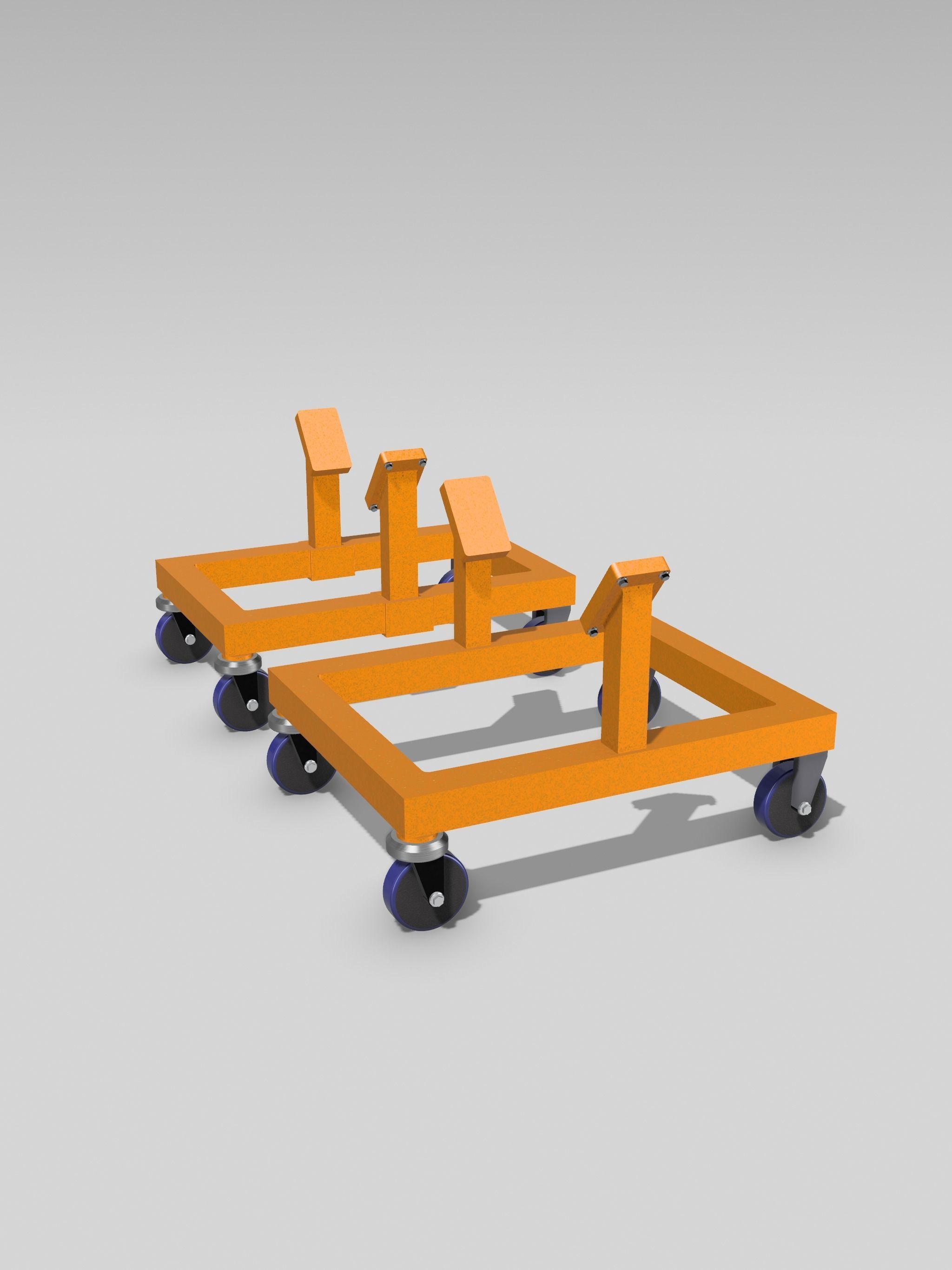 Engine Trolley x4 styles for Diorama 3D model 3D printable | CGTrader