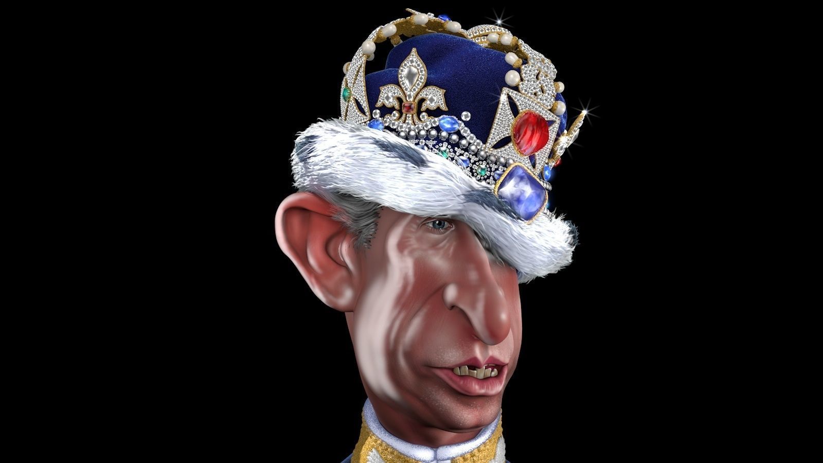 King Charles 3D model | CGTrader