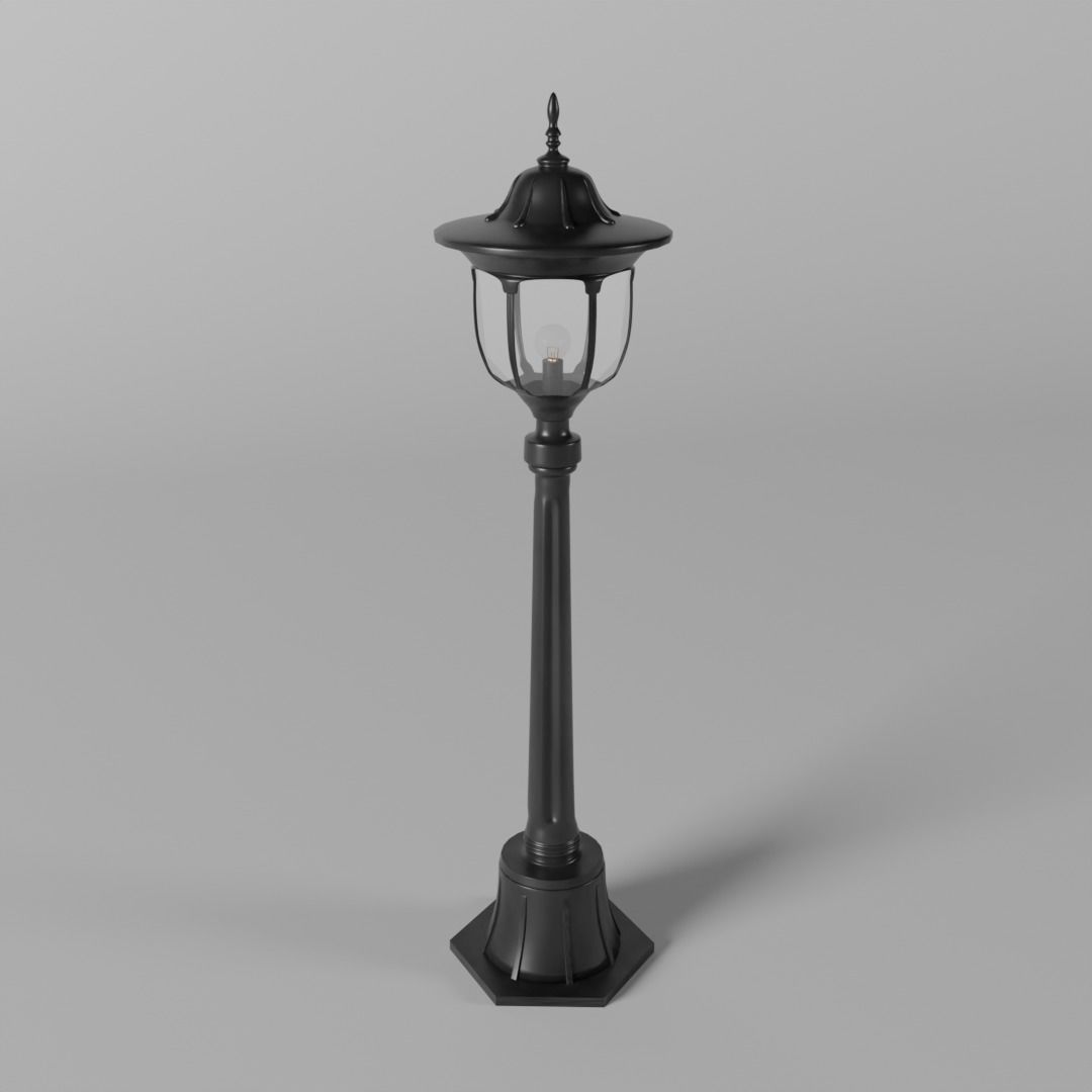 Classic Street Lamp Post free 3D model | CGTrader