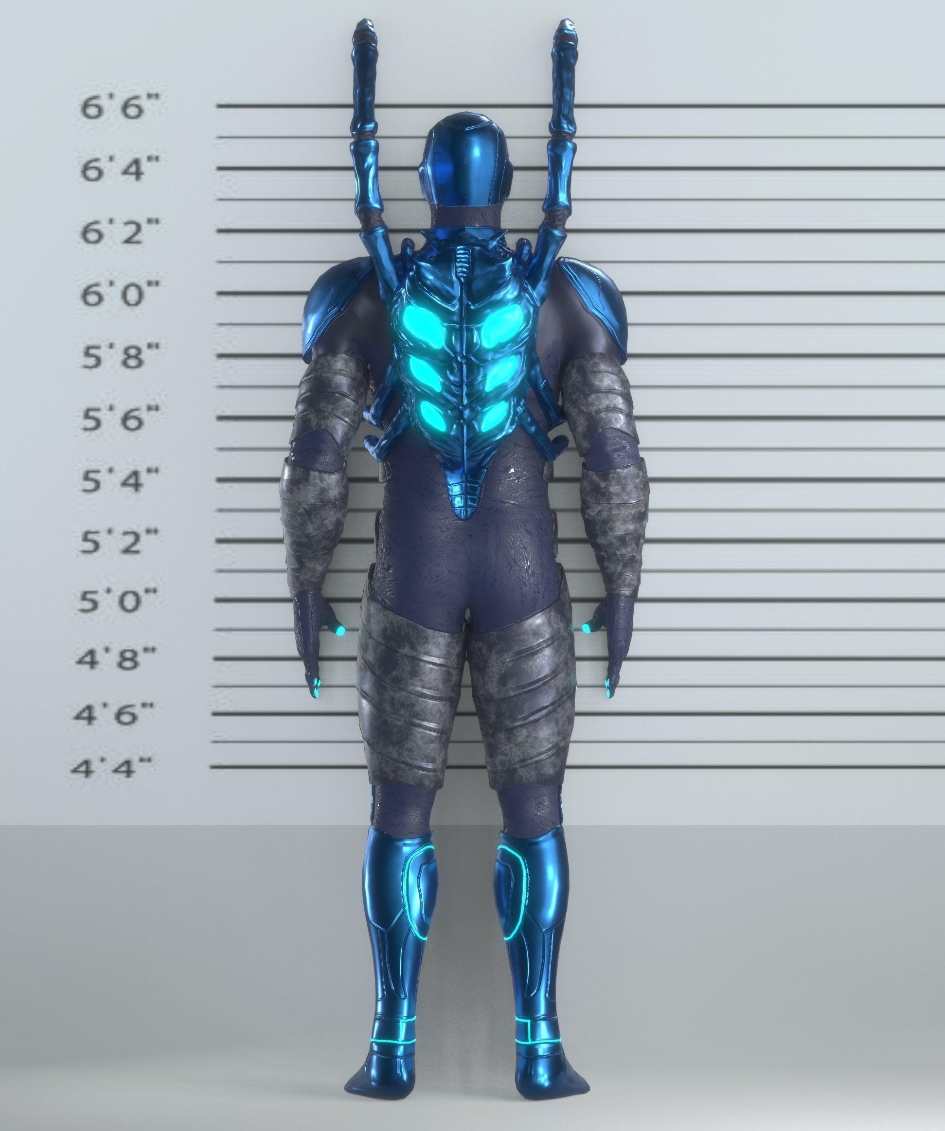 3D model Blue Beetle VR / AR / low-poly | CGTrader