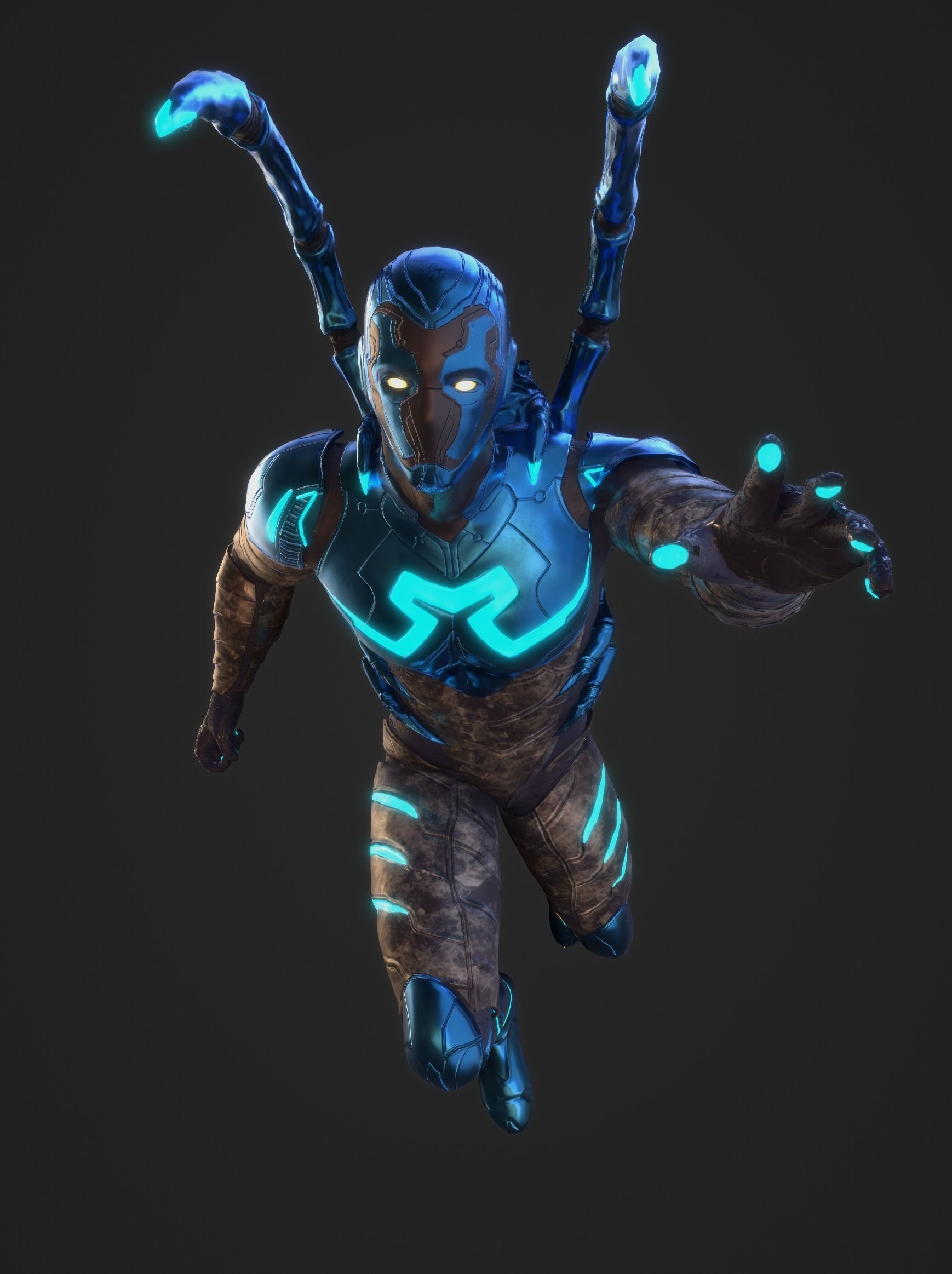 3D model Blue Beetle VR / AR / low-poly | CGTrader