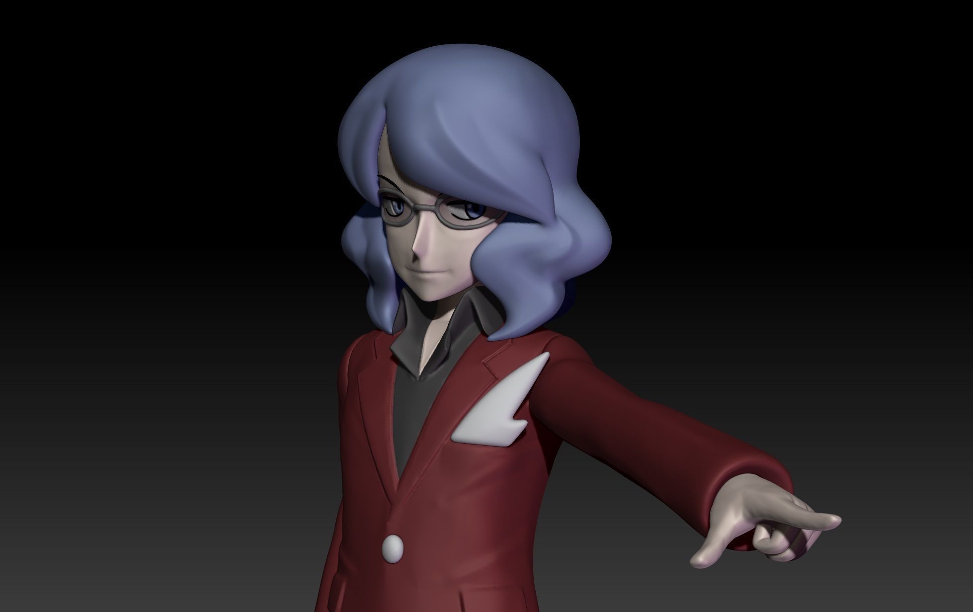 Pokemon Sinnoh Elite Four Lucian 3D model 3D printable | CGTrader