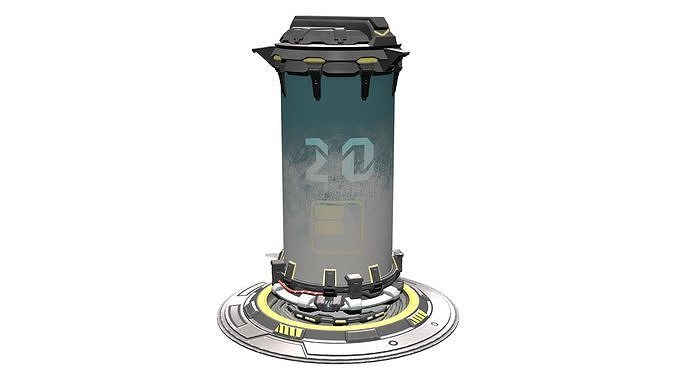 3D model Sci-fi Capsule VR / AR / low-poly | CGTrader