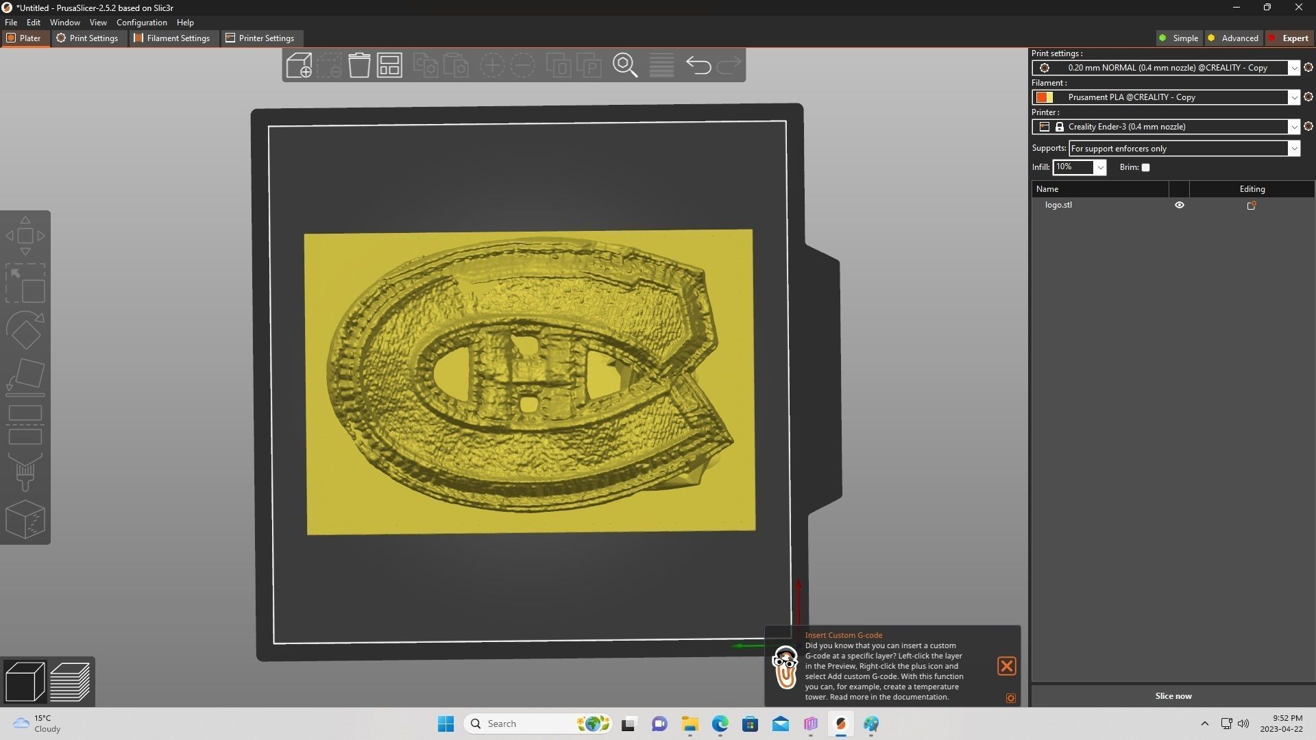 montreal canadiens logo 3D model 3D printable | CGTrader
