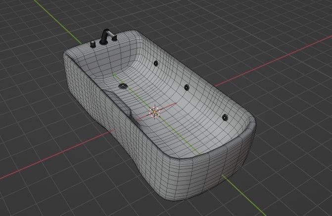 Bathtub 3D model | CGTrader