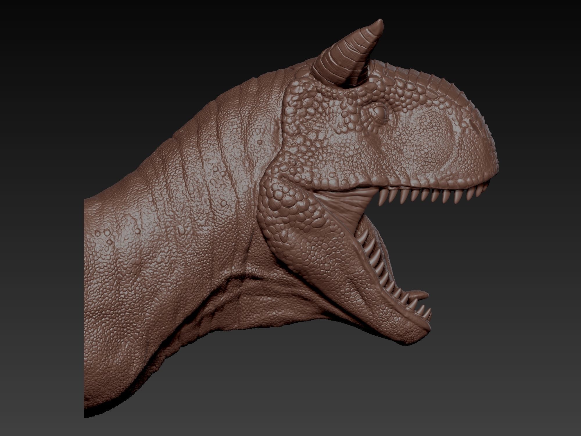 Carnotaurus Dinosaur 3D model 3D printable | CGTrader