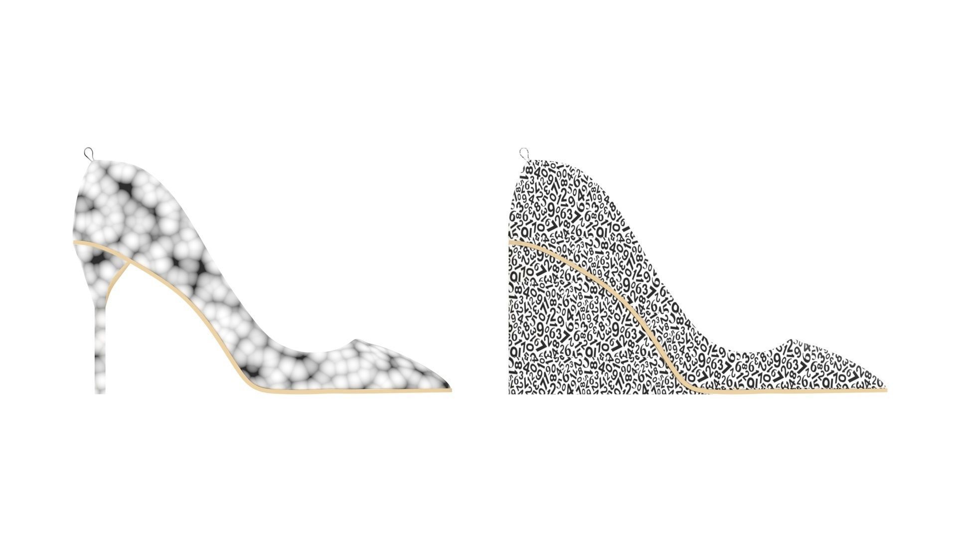 High Heeled Shoes Set With Textures 3D model | CGTrader
