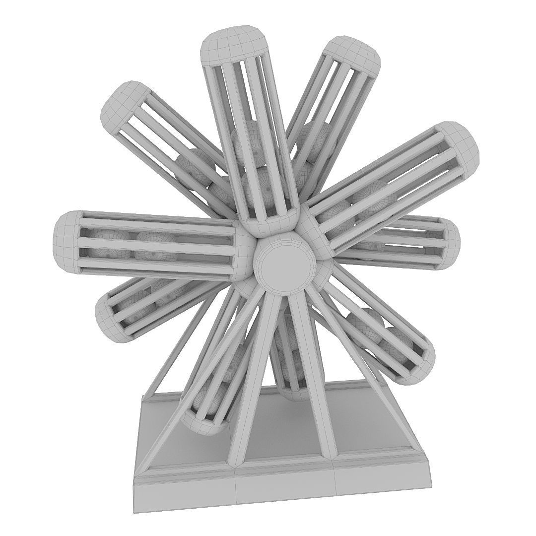 Wheel animation with layers 3D model animated | CGTrader