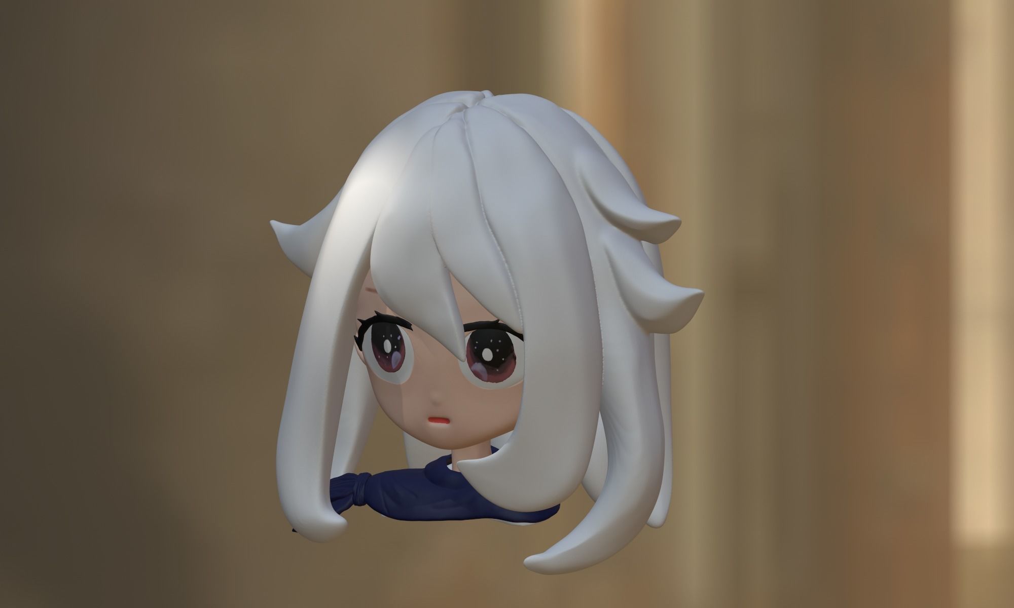 Paimon Genshin Impact free 3D model 3D printable | CGTrader