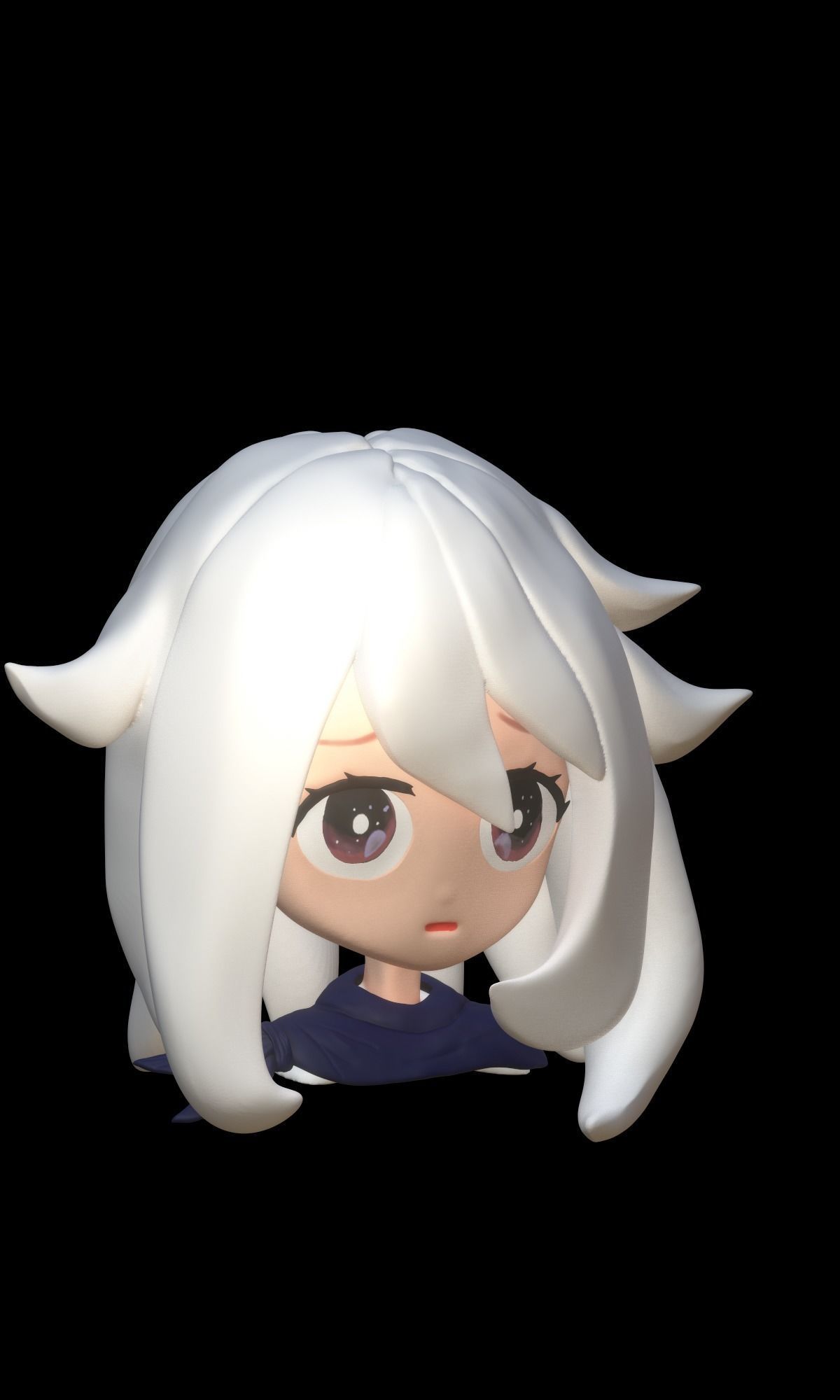 Paimon Genshin Impact free 3D model 3D printable | CGTrader