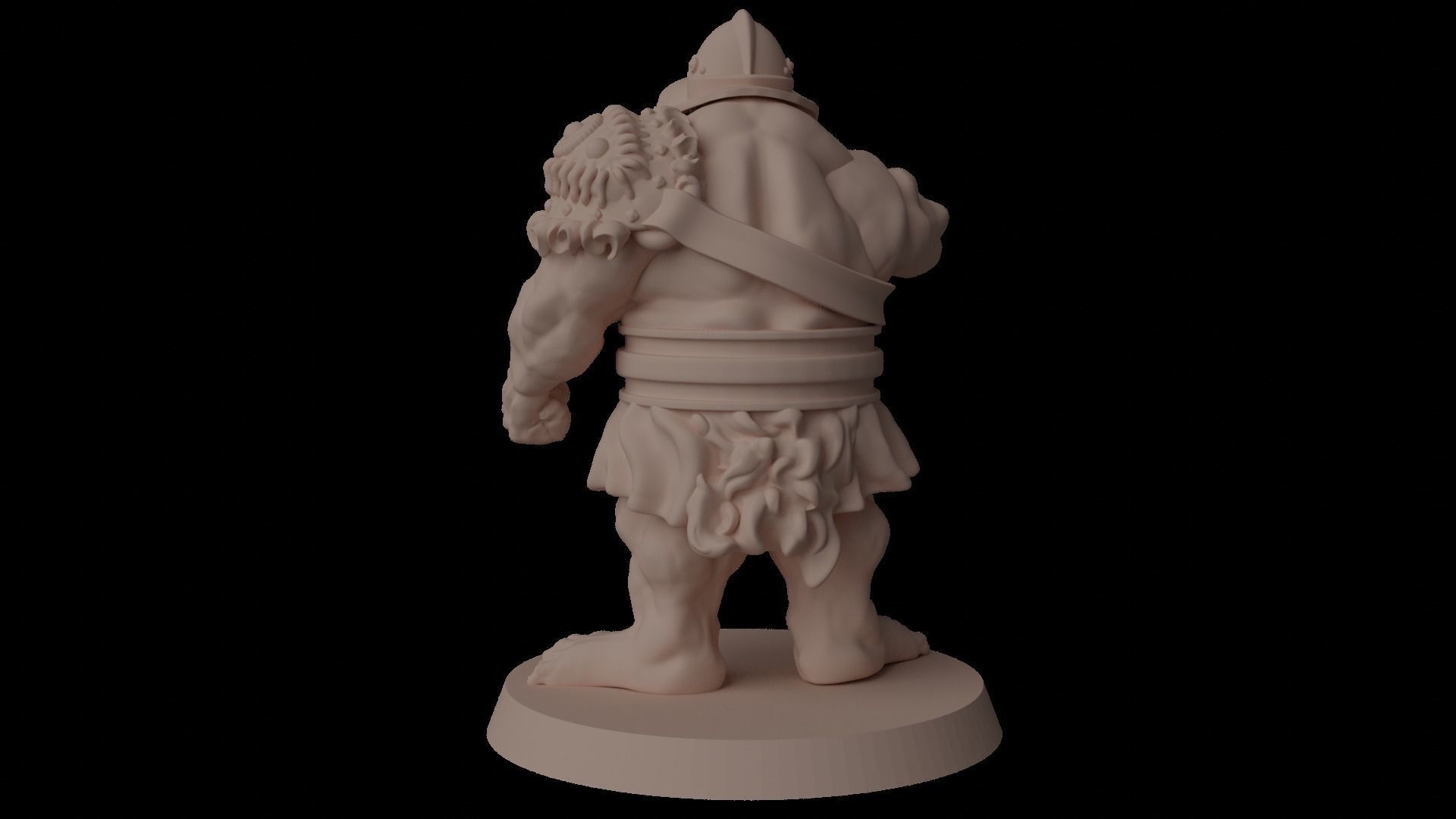 Roman Legionaries Bowl Team Ogre Gladiator 3D model 3D printable | CGTrader