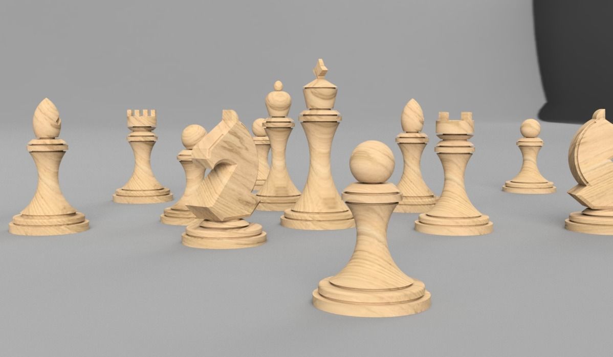Chess parts type 2 3D model | CGTrader
