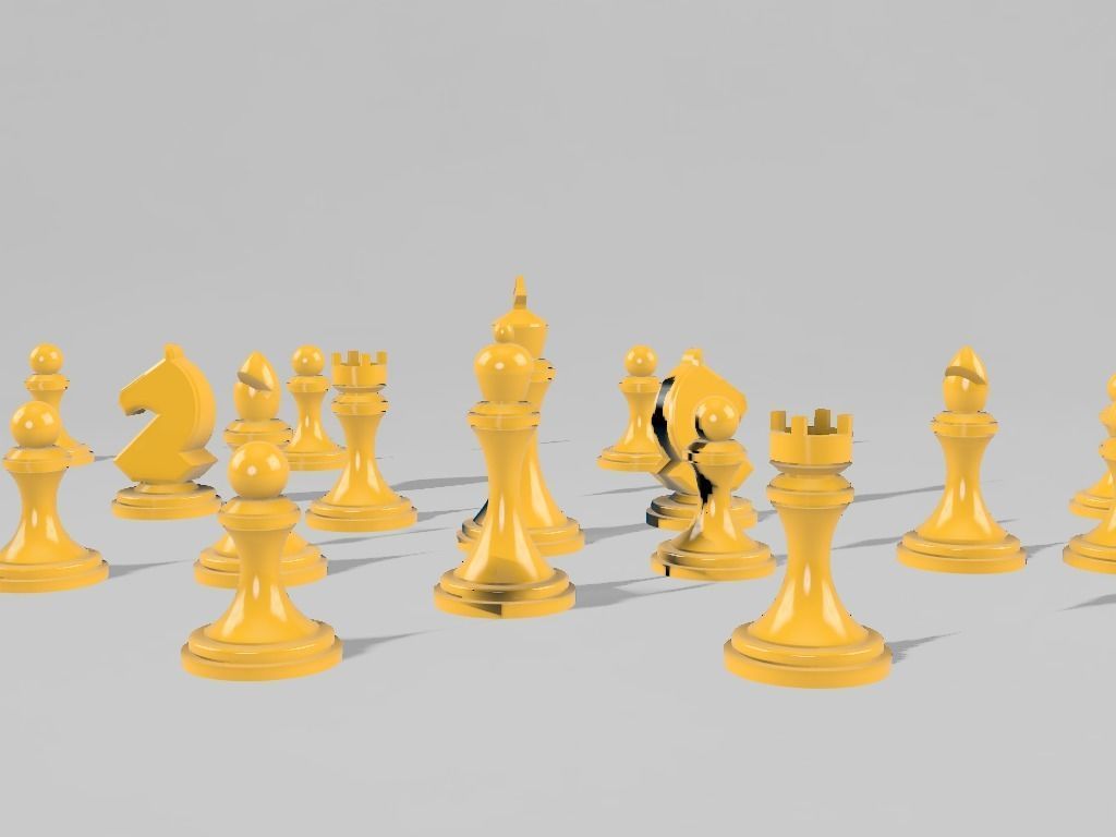 Chess parts type 2 3D model | CGTrader