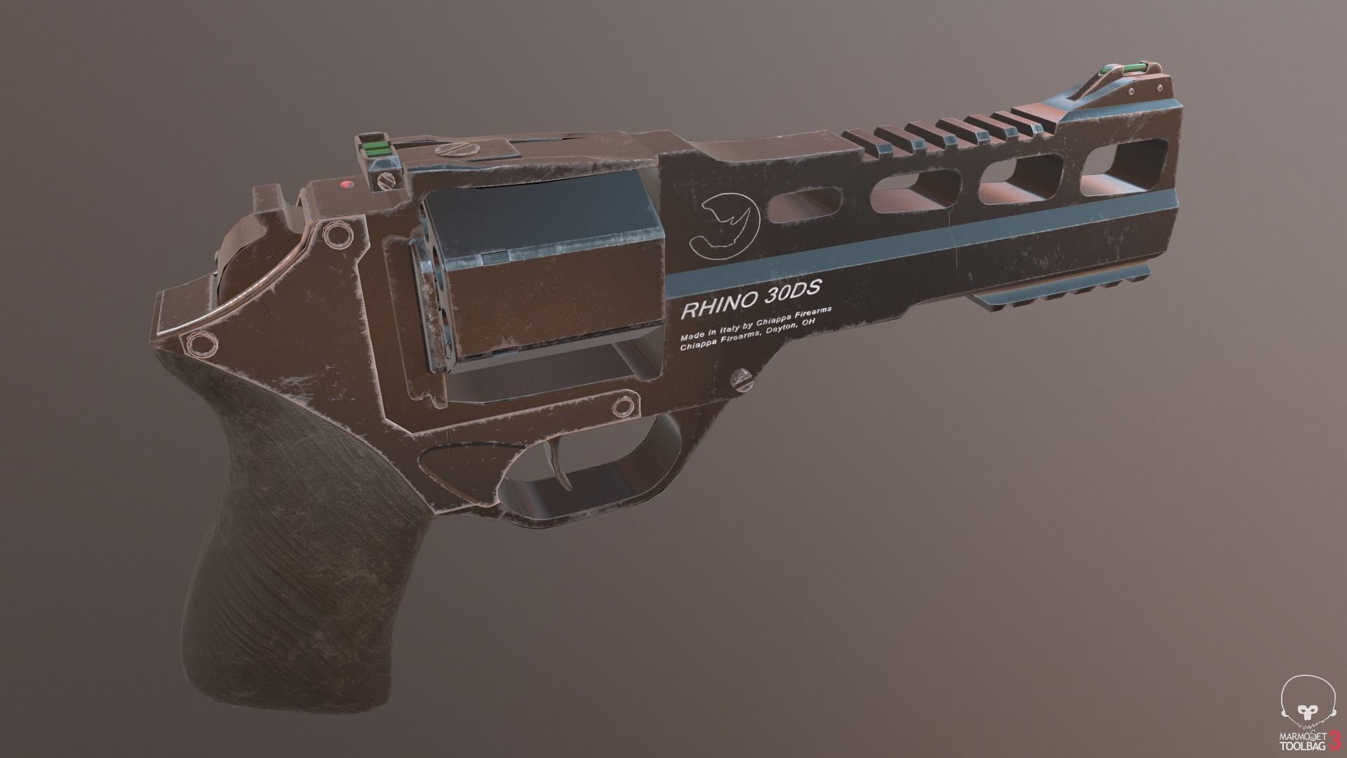 3D model Chiappa Rhino Revolver VR / AR / low-poly | CGTrader