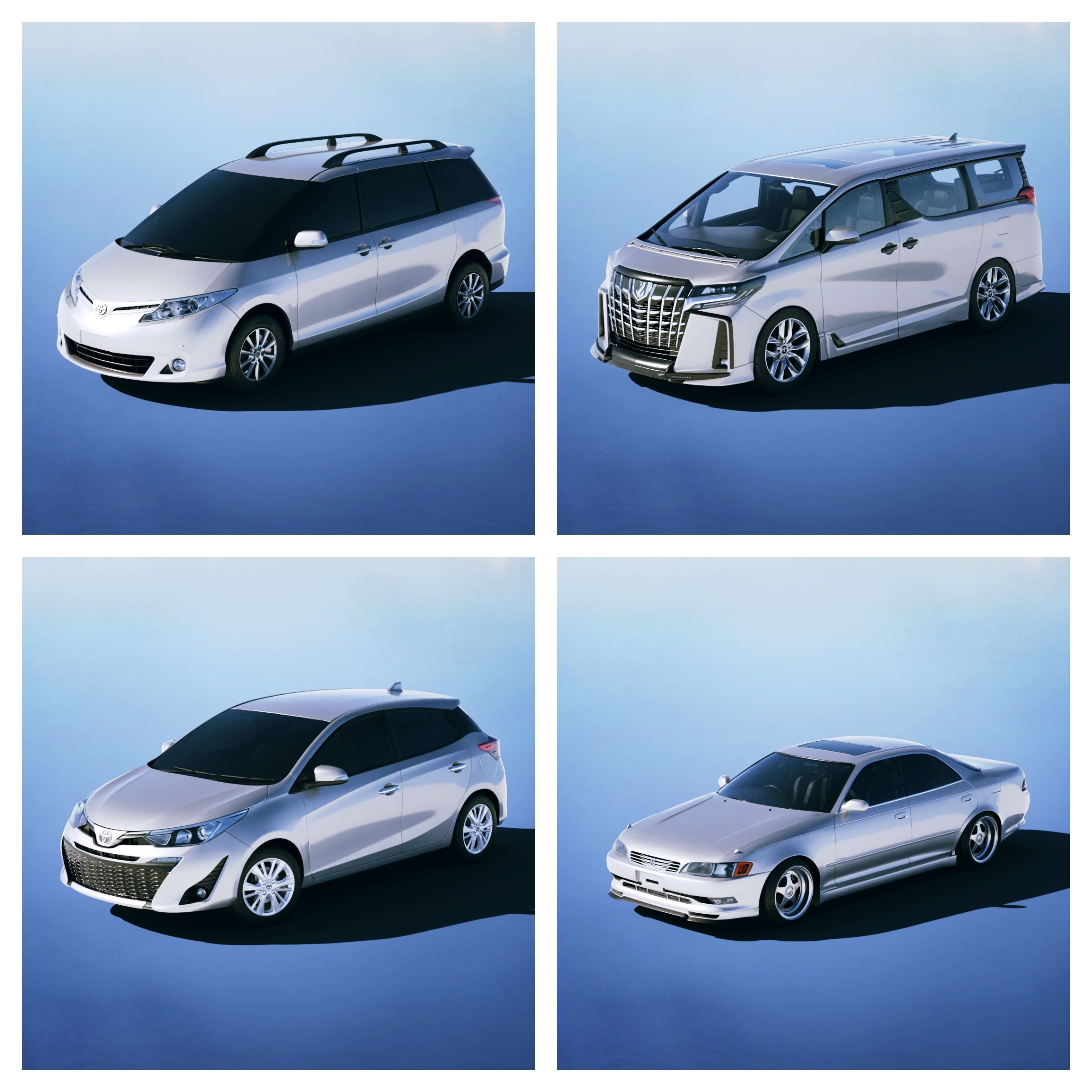 Toyota Cars Collection VOL2 VR / AR / low-poly | CGTrader