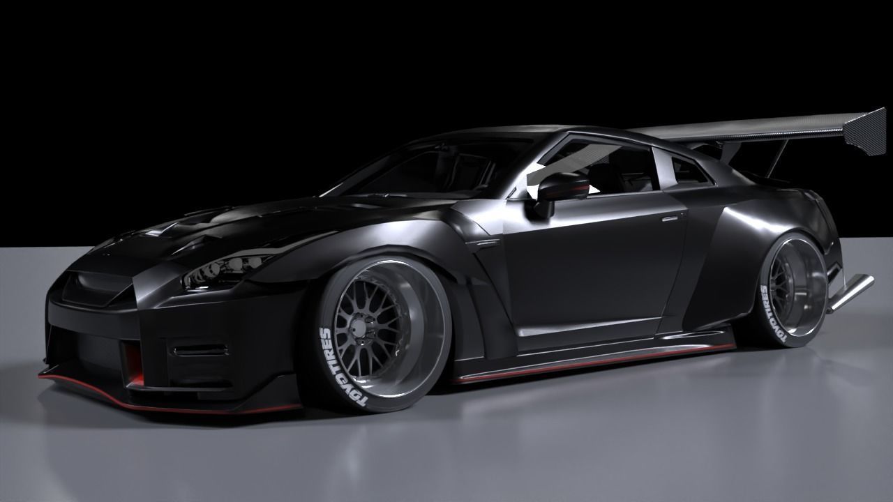 Nissan GTR 3D model | CGTrader