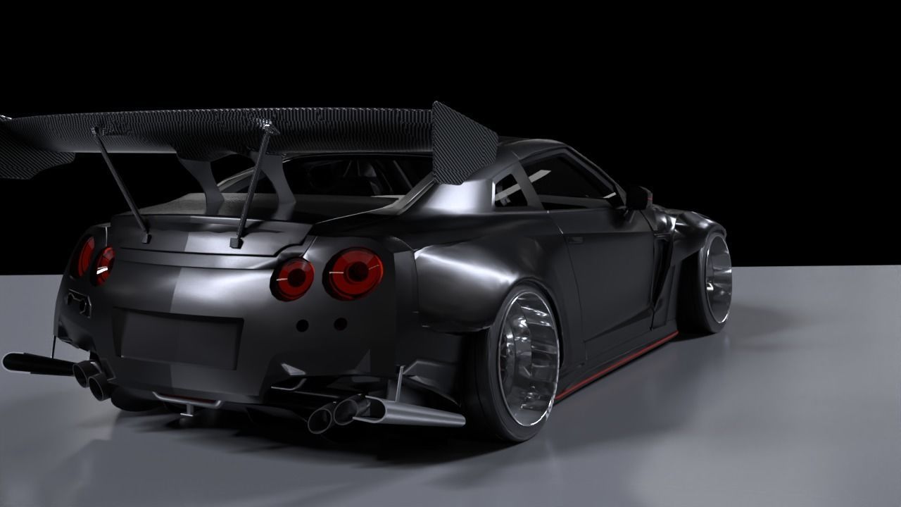 Nissan GTR 3D model | CGTrader