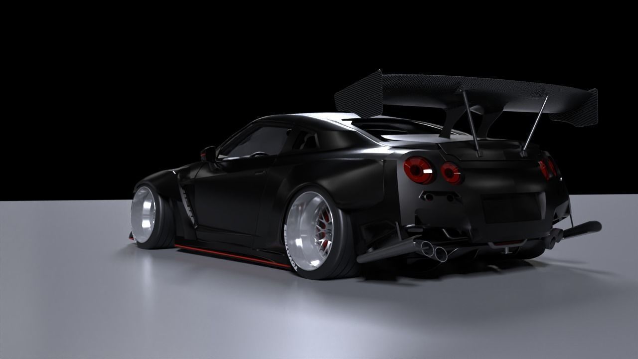 Nissan GTR 3D model | CGTrader