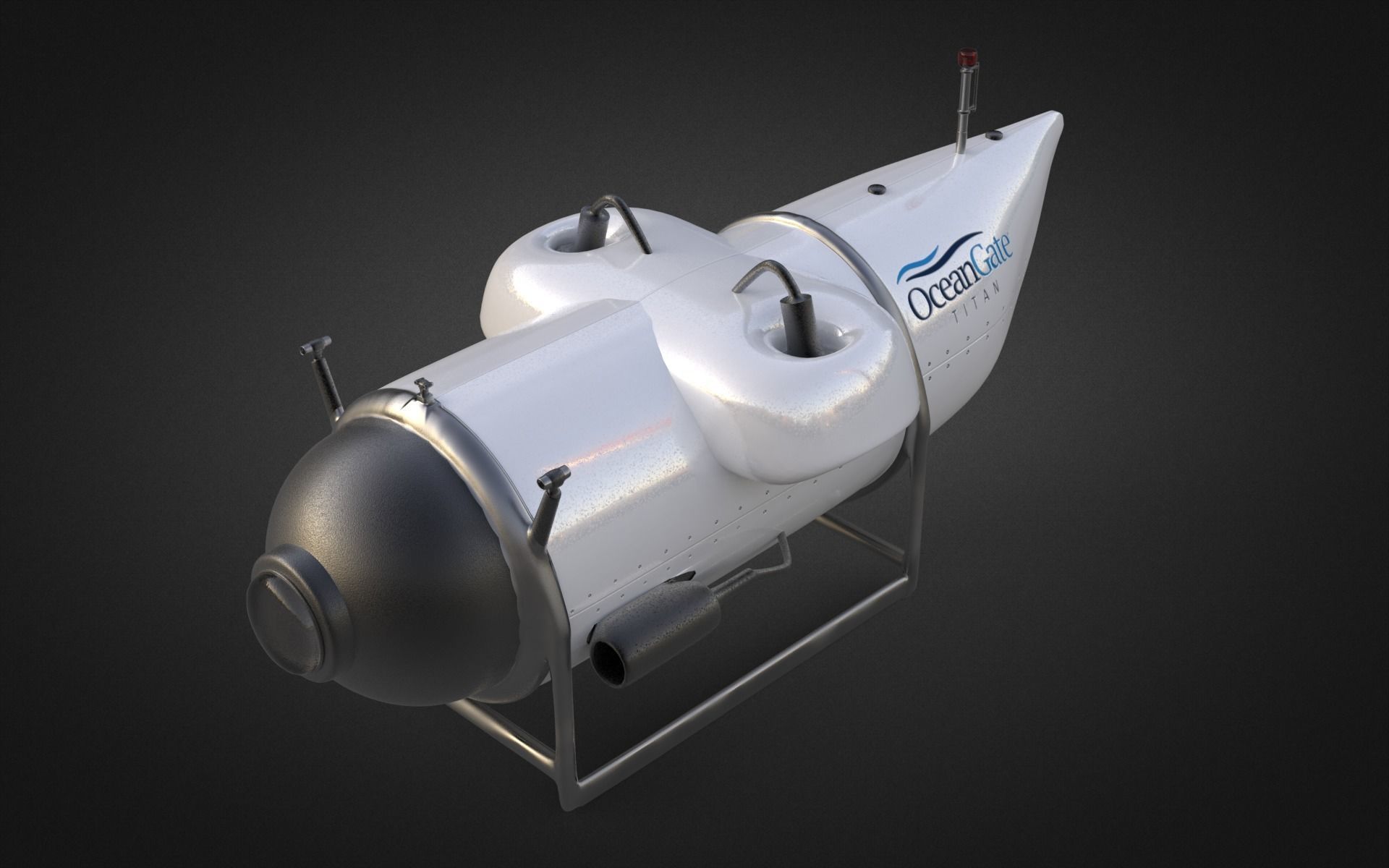 Titan Ocean Gate 3D Model free 3D model | CGTrader