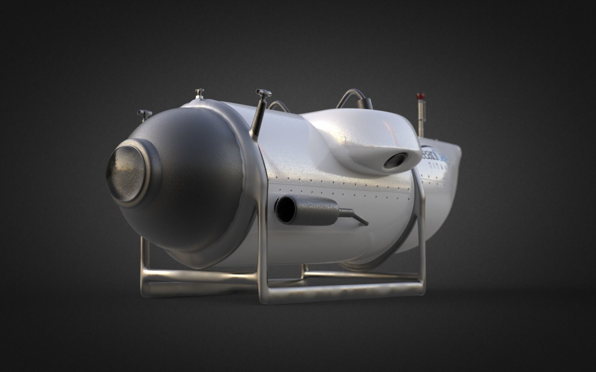Titan Ocean Gate 3D Model free 3D model | CGTrader
