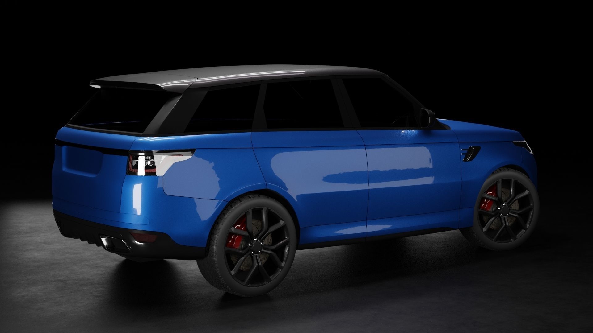 3D model Range Rover Sport SVR VR / AR / low-poly | CGTrader