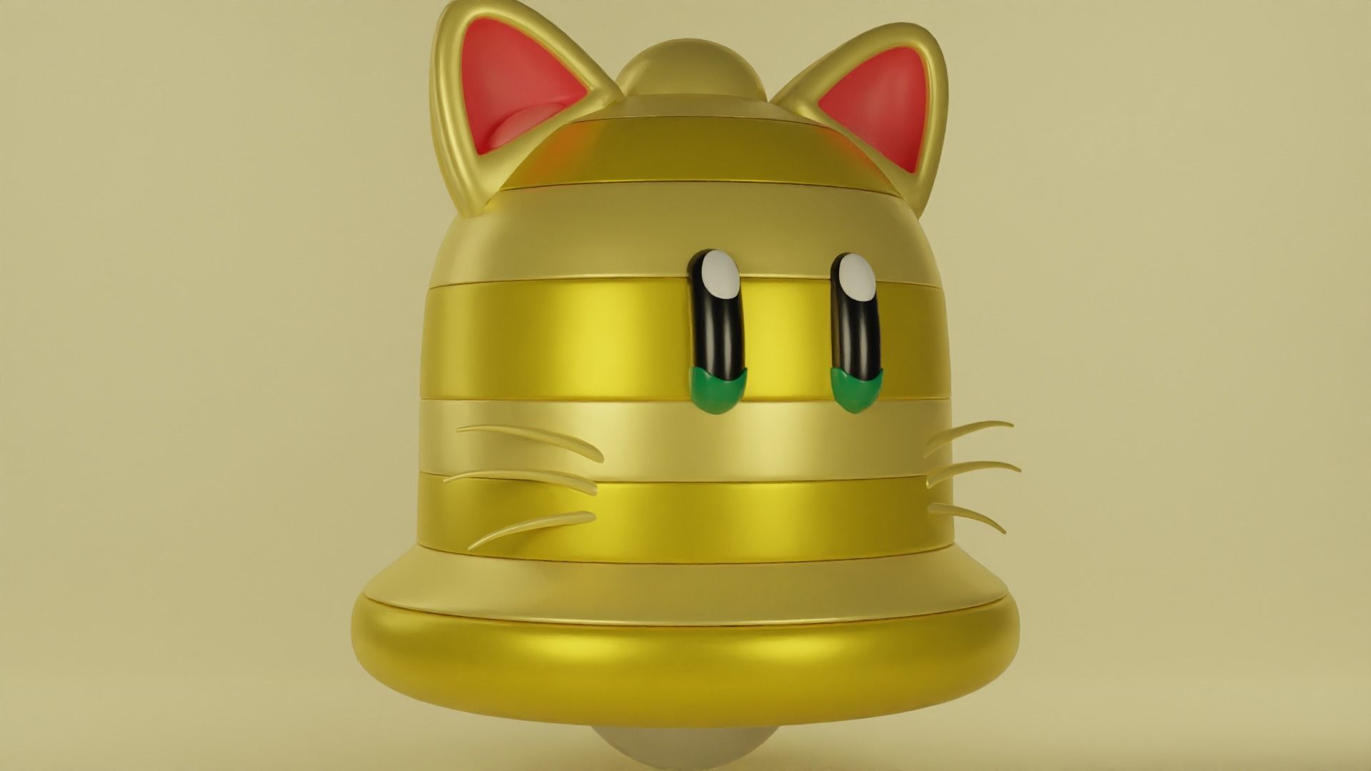 Giga Bell Mario 3D model | CGTrader