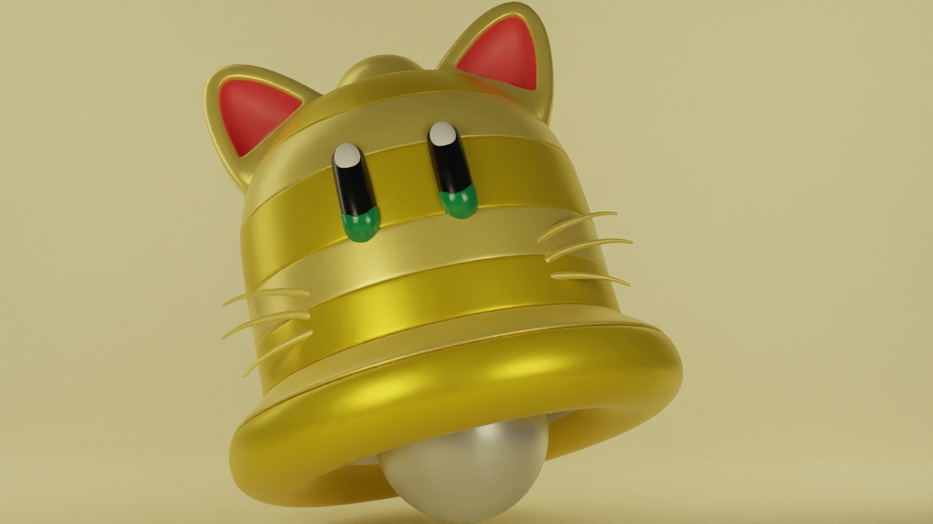 Giga Bell Mario 3D model | CGTrader