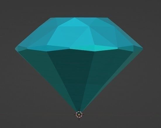 Diamond lowpoly free VR / AR / low-poly 3D model | CGTrader