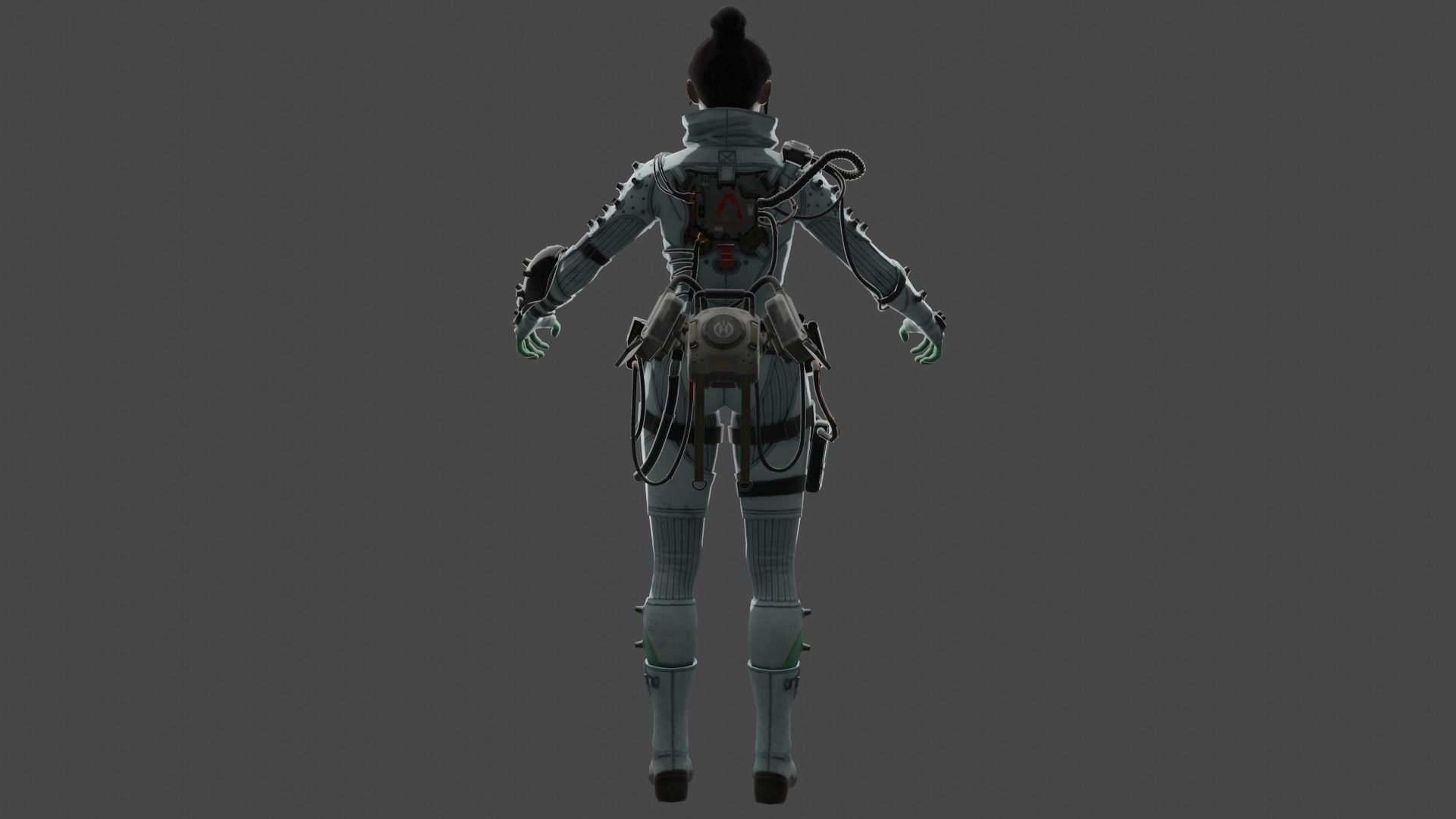 Apex Legend Wraith Fully rigged 3D Character free VR / AR / low-poly 3D ...