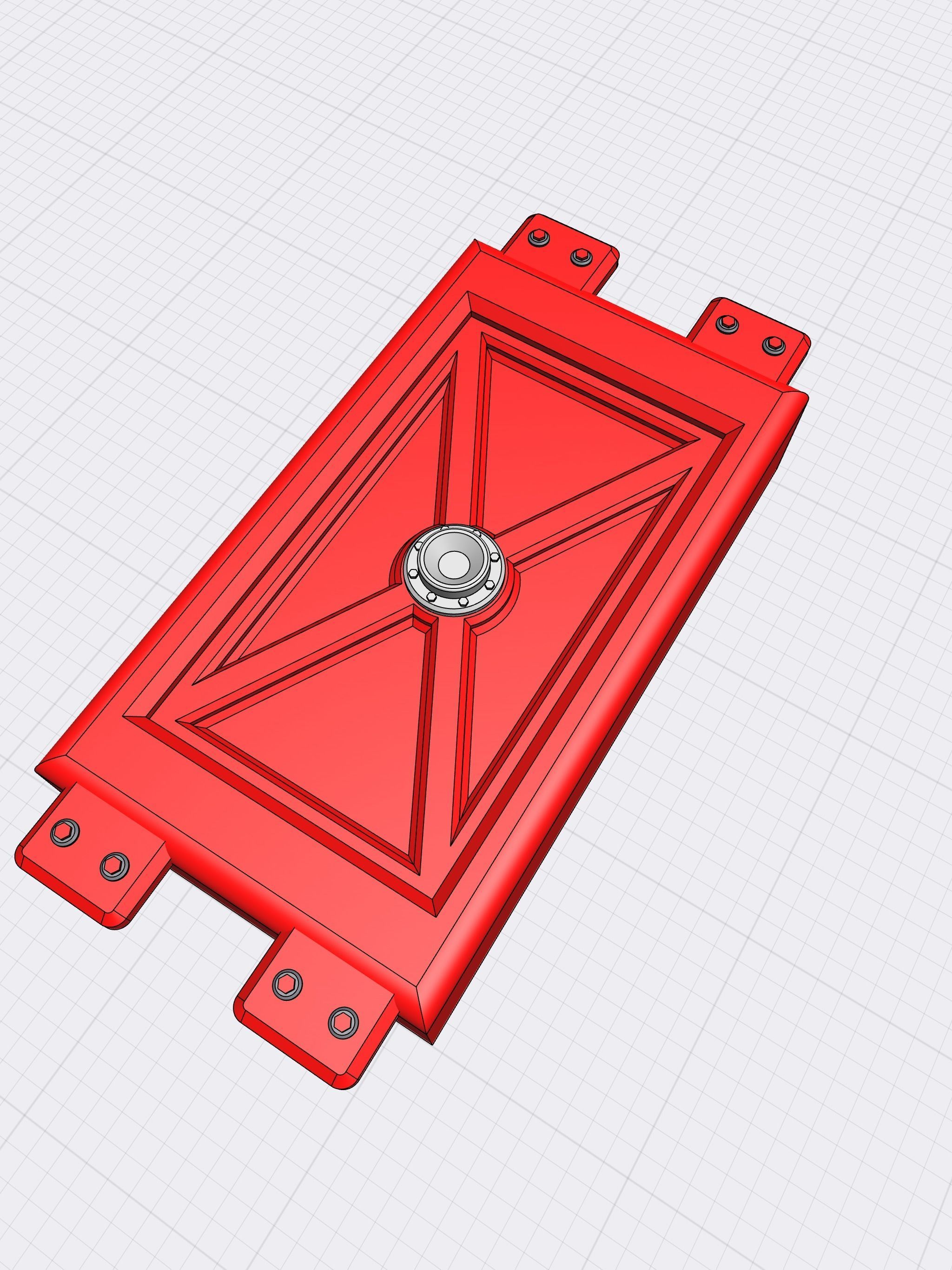 Billet Fuel Cell with filler and mounting bracket option 3D model 3D ...