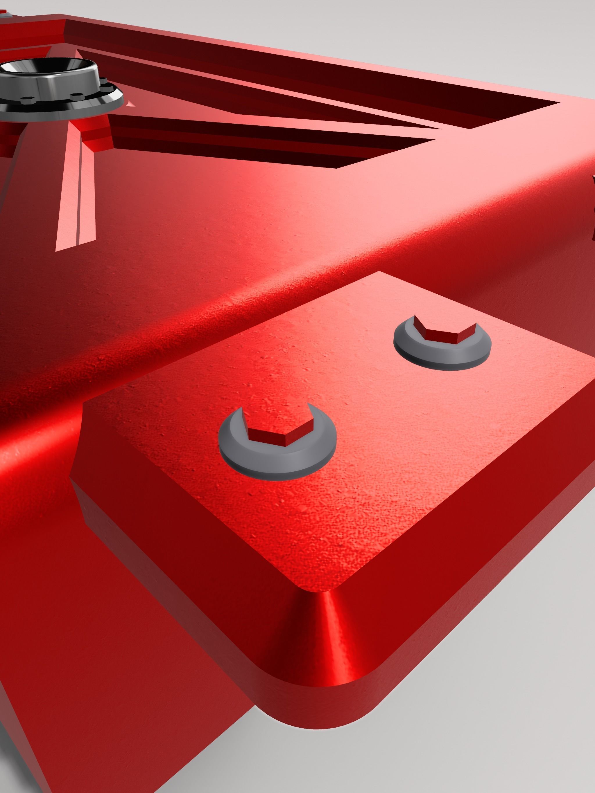 Billet Fuel Cell with filler and mounting bracket option 3D model 3D ...