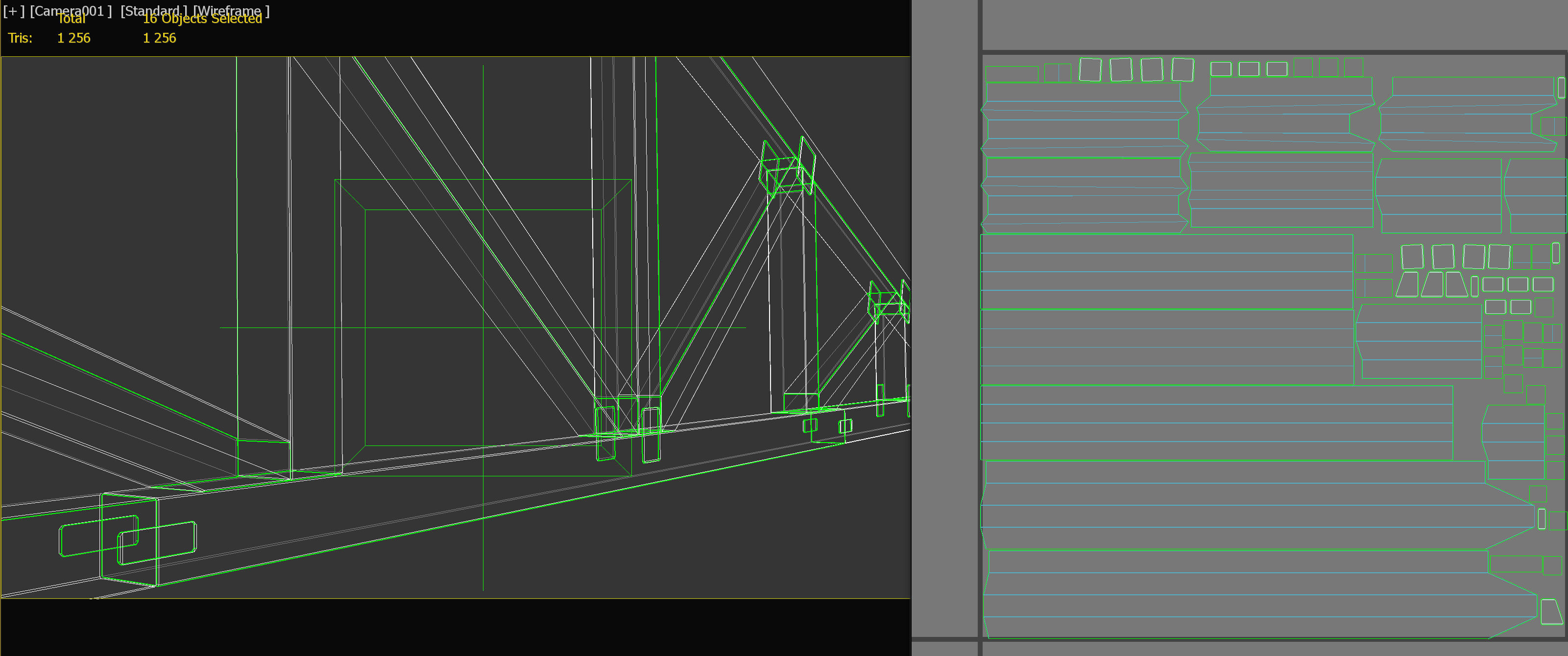 3D model Wooden Truss Double Howe PBR VR / AR / low-poly | CGTrader