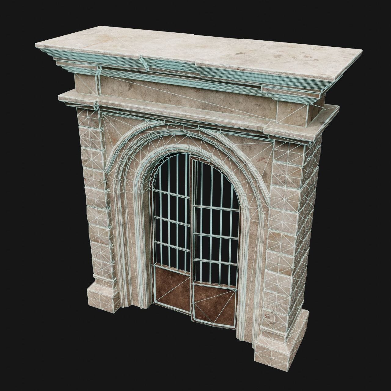 3D model ANCIENT RUIN GREEK ROMAN TEMPLE MONUMENT STATUE COLUMN PACK VR ...