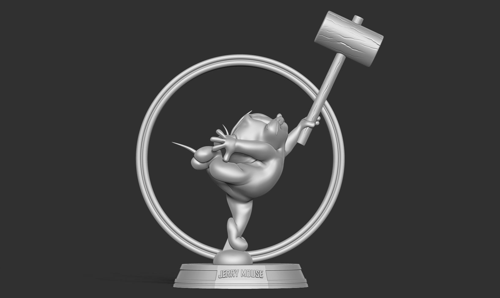 Jerry Mouse 3D model 3D printable | CGTrader
