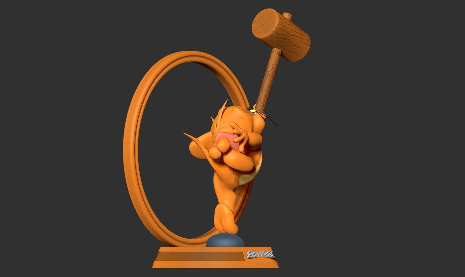 Jerry Mouse 3D model 3D printable | CGTrader