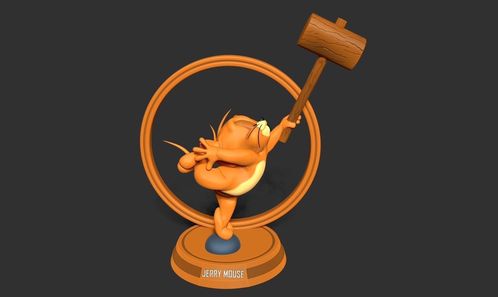 Jerry Mouse 3D model 3D printable | CGTrader