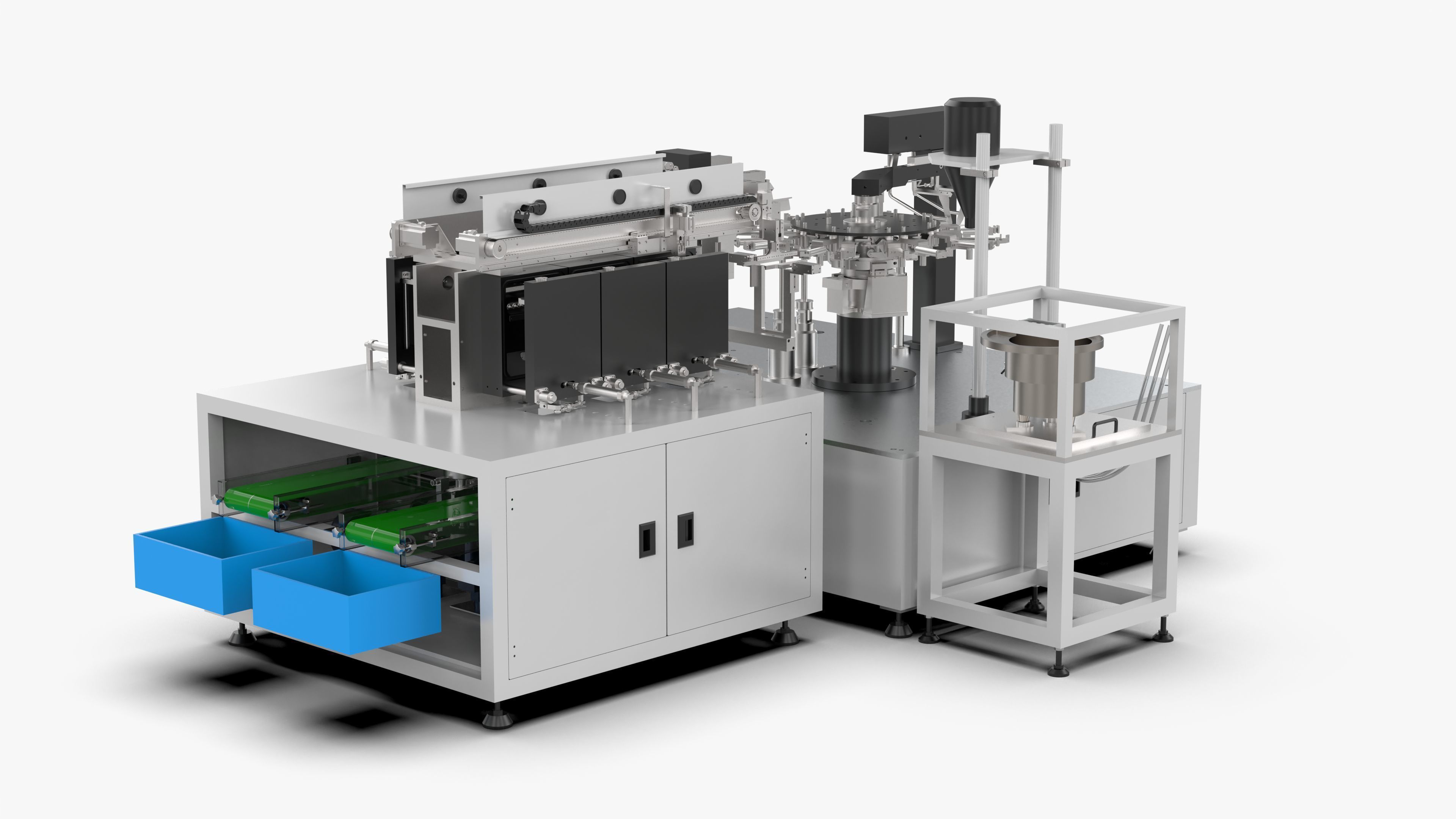 Automatic Bag Feeding Vacuum Packaging Machine 3D model | CGTrader