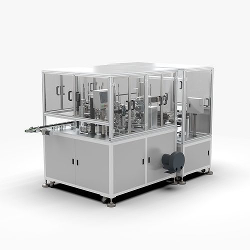 Automatic Micro Rotor Motor Processing and Assembly Machine 3D model ...